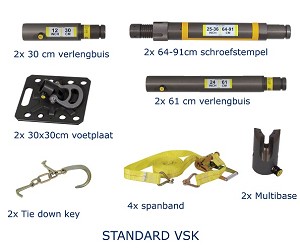 Paratech VSK set - Voertuig stabilisatie Sets - Dynastart Tools BV